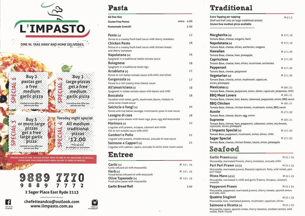 East Ryde Pizza Restaurant | Dine In | Takeaway | Delivery